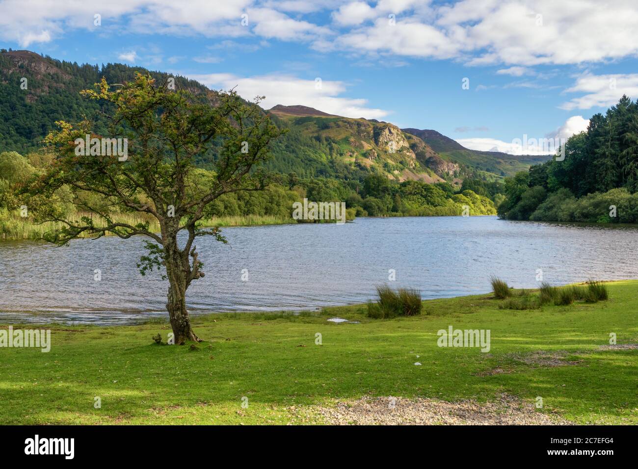 Derwentwater, or Derwent Water, is one of the principal bodies of water ...