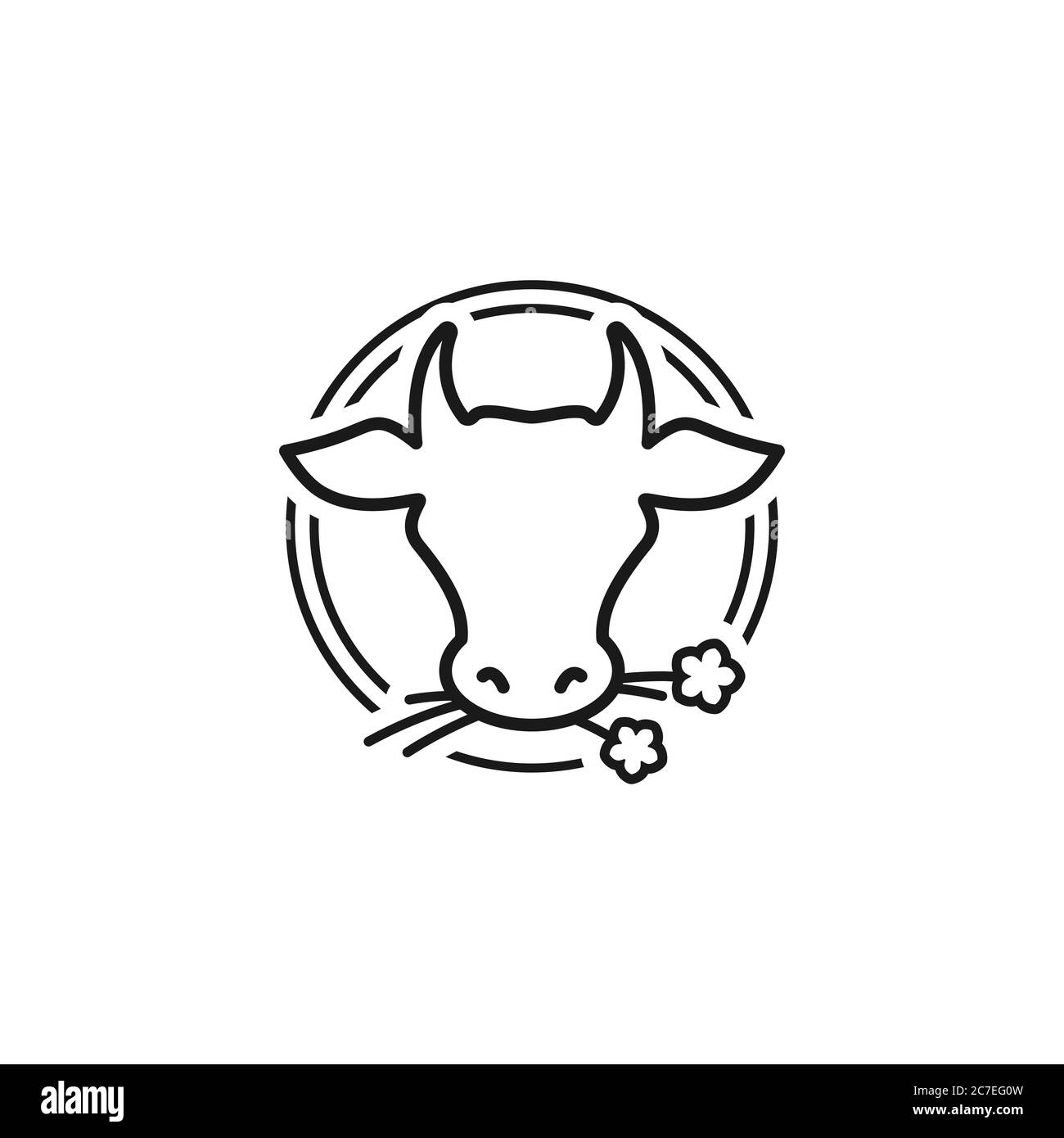 Beef Cow Head Clip Art