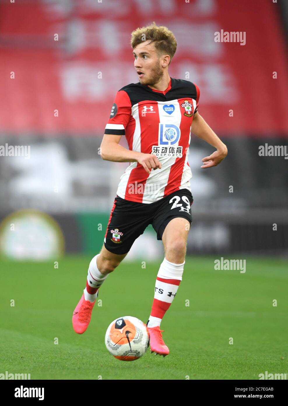 Southampton's Jake Vokins during the Premier League match at St Mary's ...
