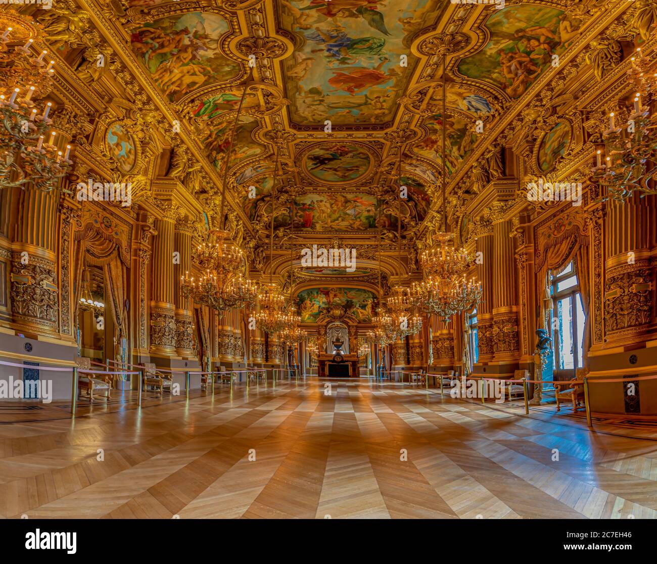 Paris, France - 06 19 2020: View inside Paris Opera Garnier Stock Photo ...