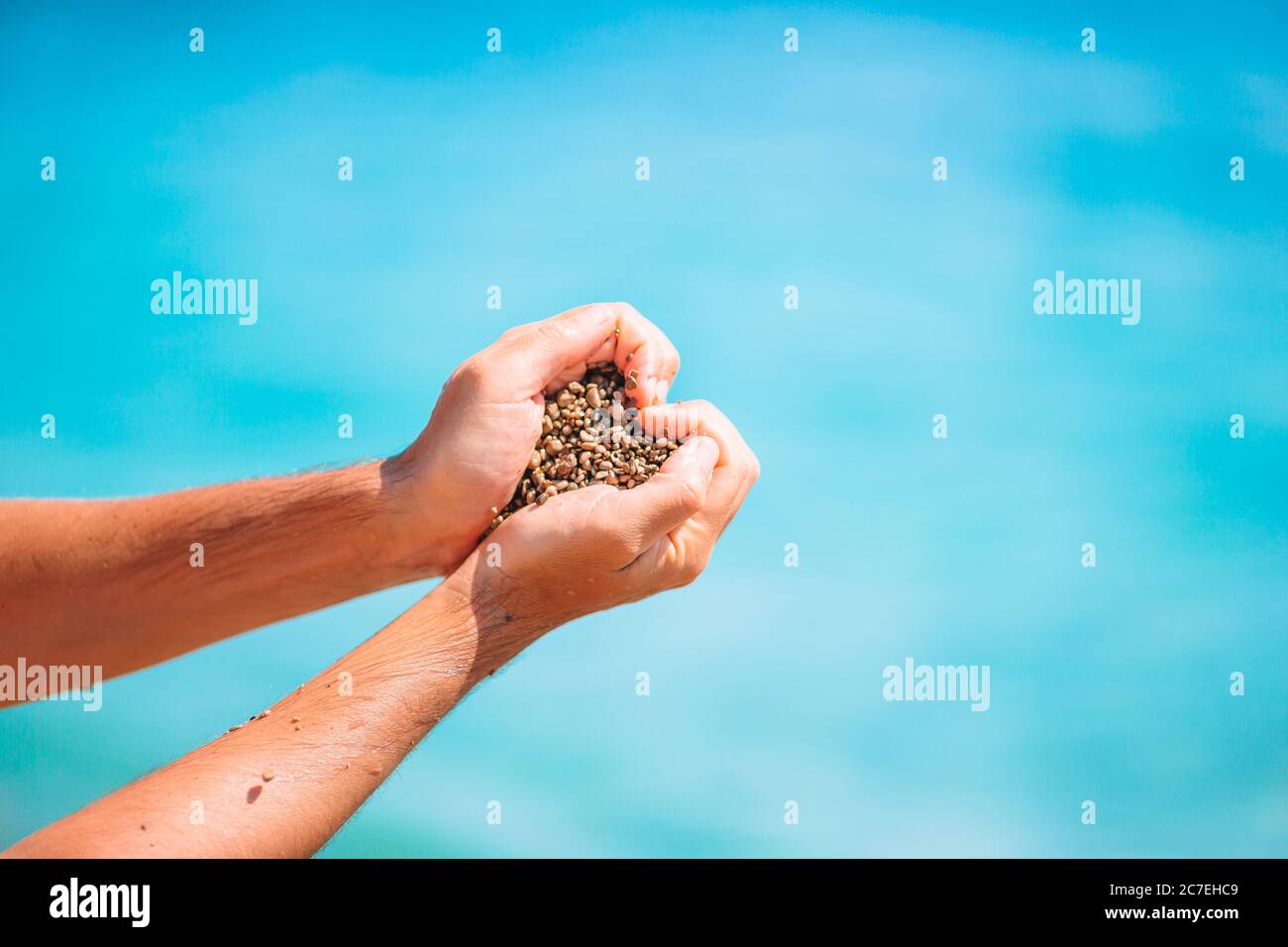 Picture made with pebbles hi-res stock photography and images - Alamy