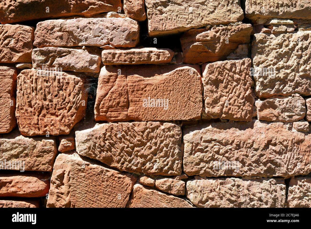 Red sandstone bricks hi-res stock photography and images - Alamy