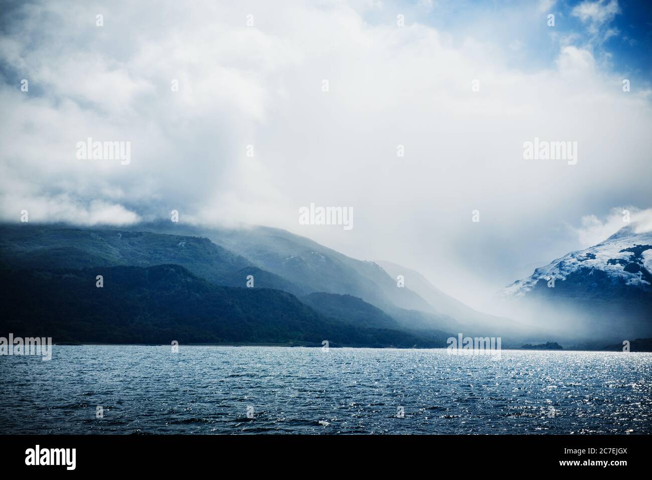 Beagle Channel, Ushuaia, Patagonia, Argentina, South America Stock ...