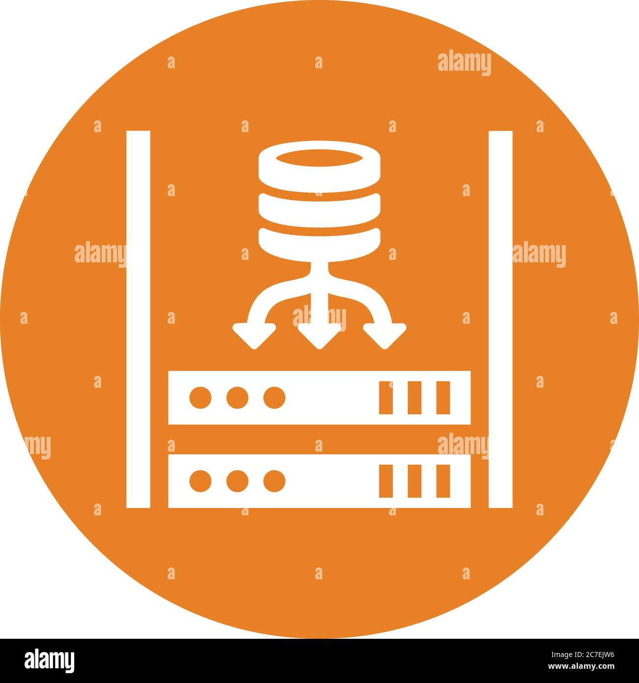 Database, server, storage icon. Use for commercial, print media, web or ...