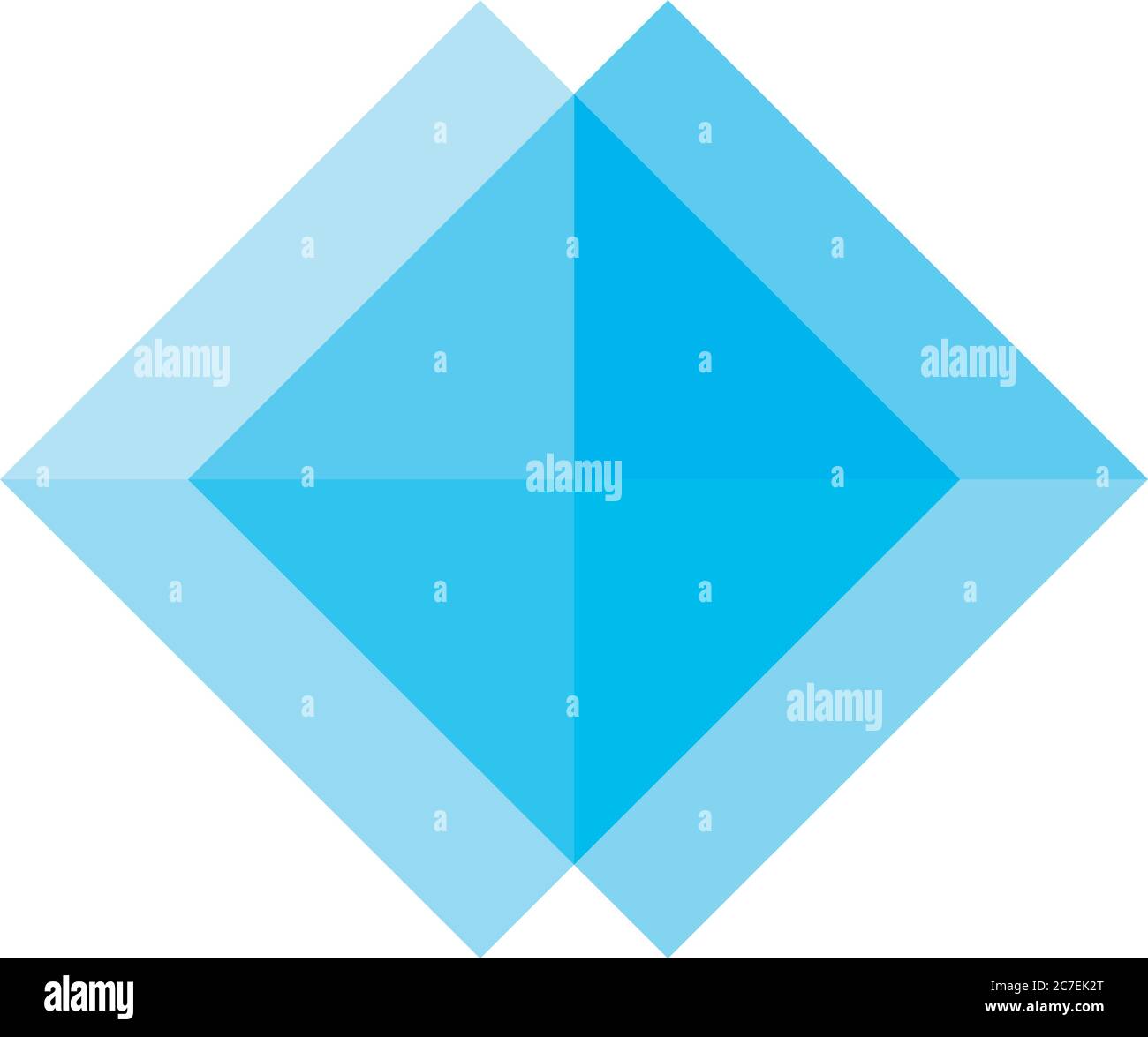 geometric rhombus shape icon over white background, flat style, vector illustration Stock Vector ...