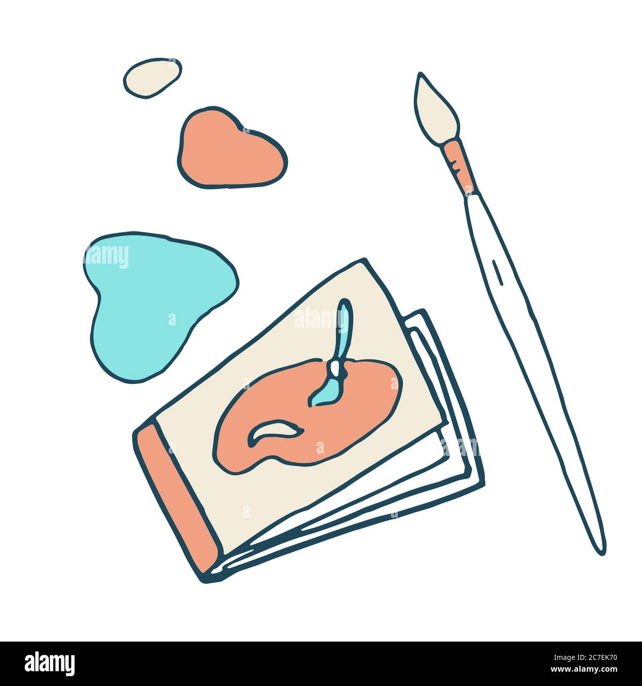 Draw hand sketchbook hi-res stock photography and images - Alamy