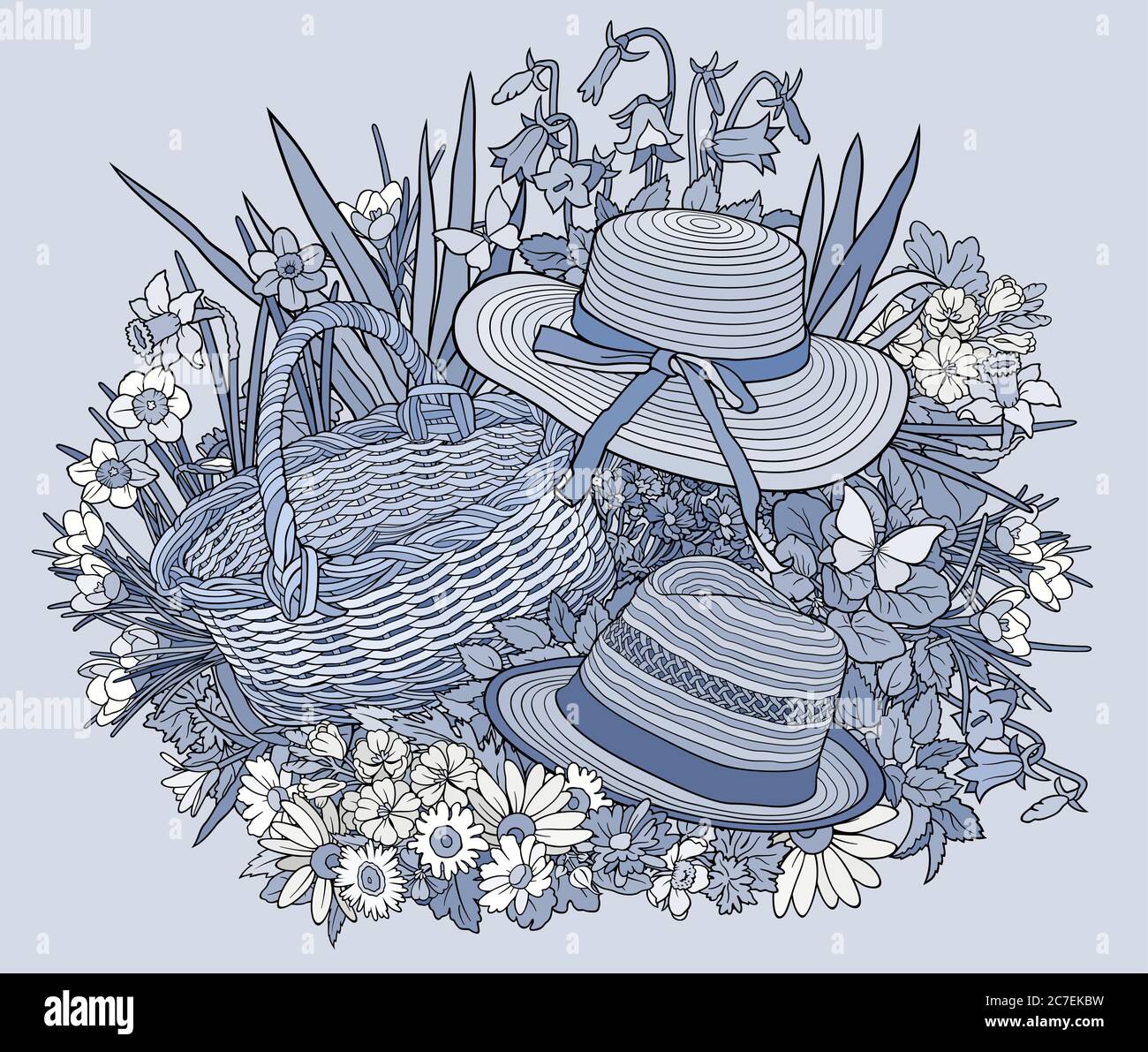 Gardening hand drawn vector doodles illustration Stock Vector Image ...