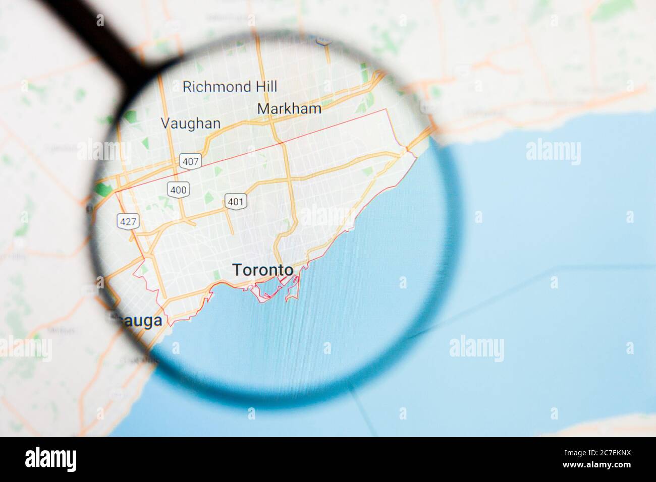 Toronto map hi-res stock photography and images - Alamy