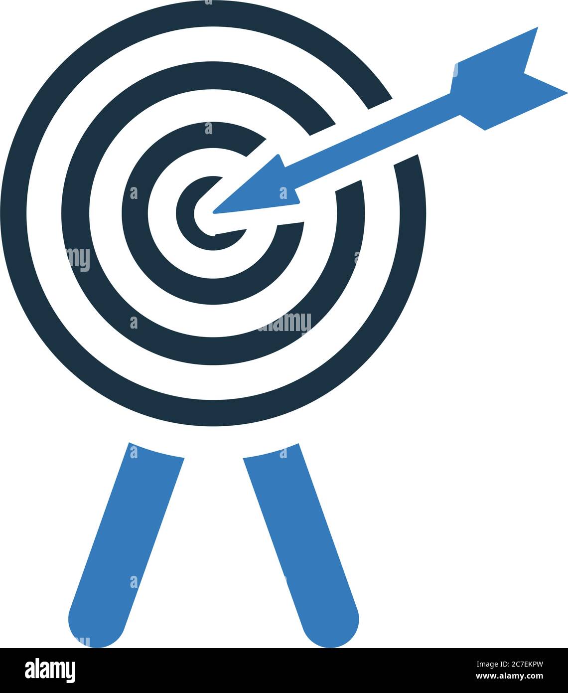 Goal, target icon / vector graphics. Use for commercial, print media ...