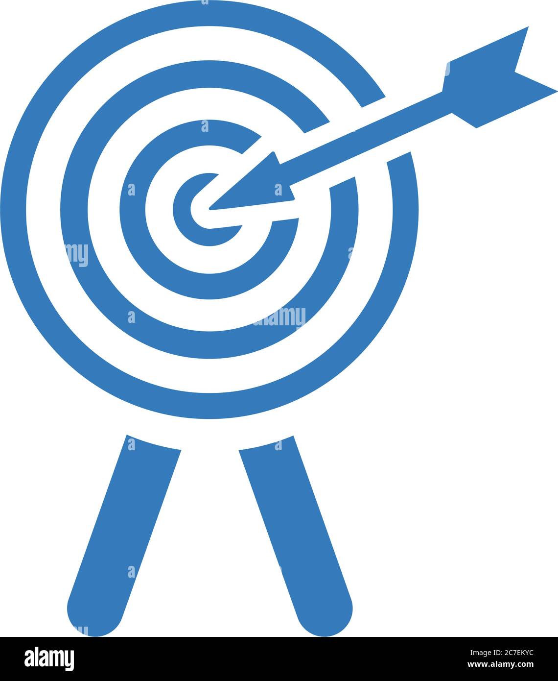 Goal, target icon / vector graphics. Use for commercial, print media ...