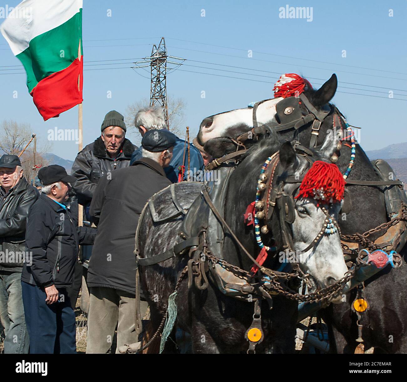 Horse Easter in the village of Aprilovo, Bulgaria Stock Photo - Alamy