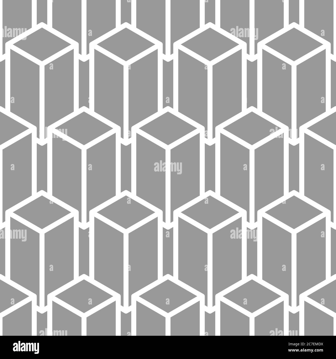 Grey repeating pattern Cut Out Stock Images & Pictures - Alamy