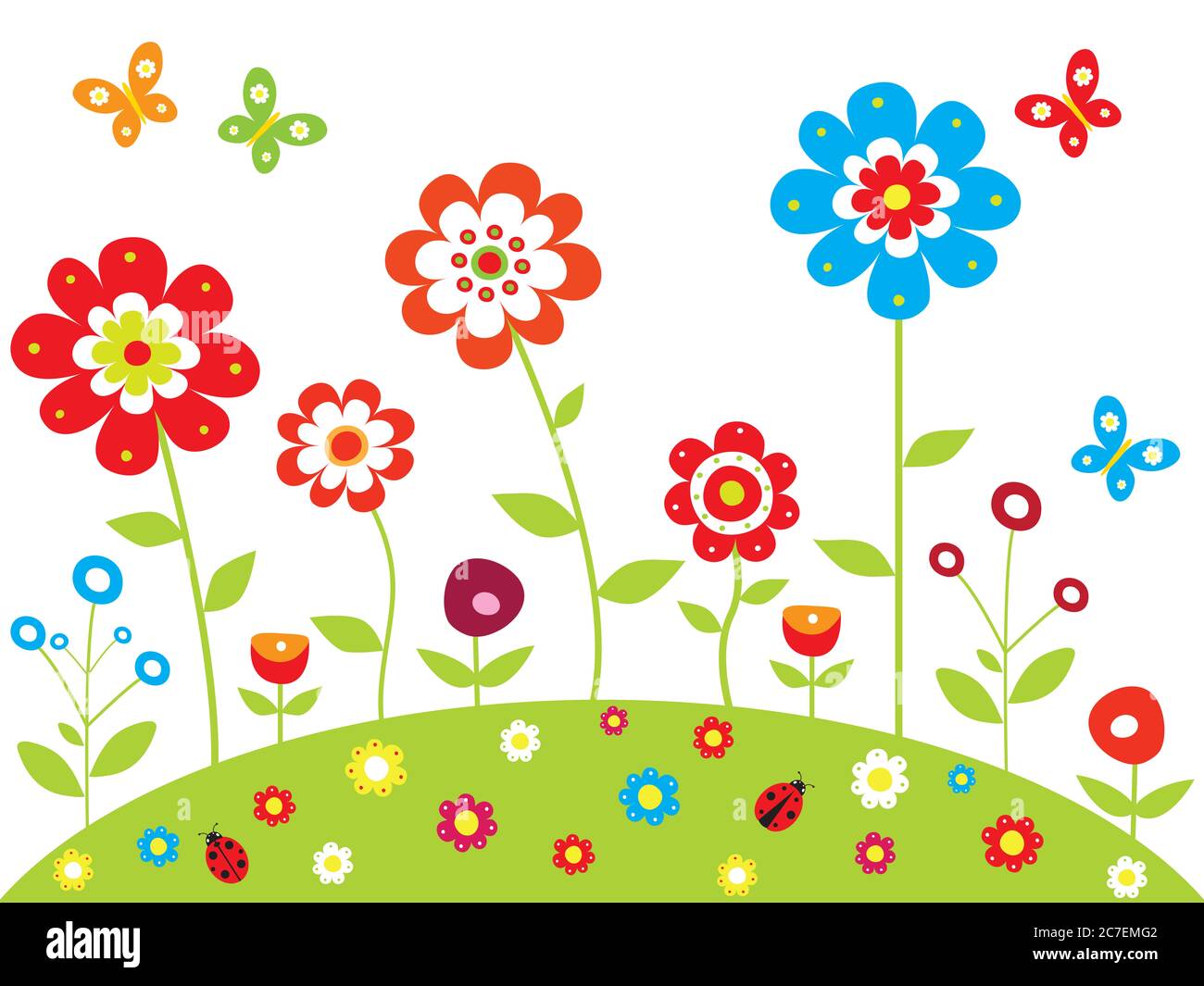 Drawing butterfly ladybug hi-res stock photography and images - Alamy