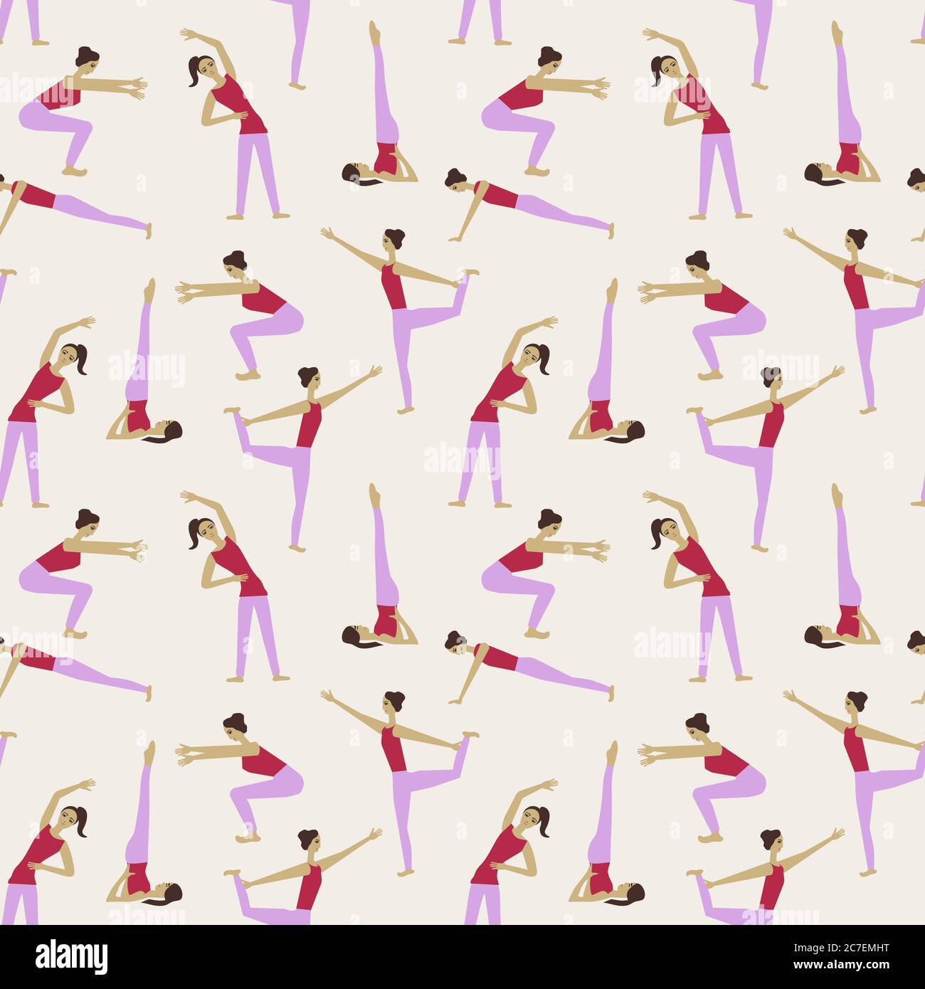 Woman squat exercise Stock Vector Images - Alamy