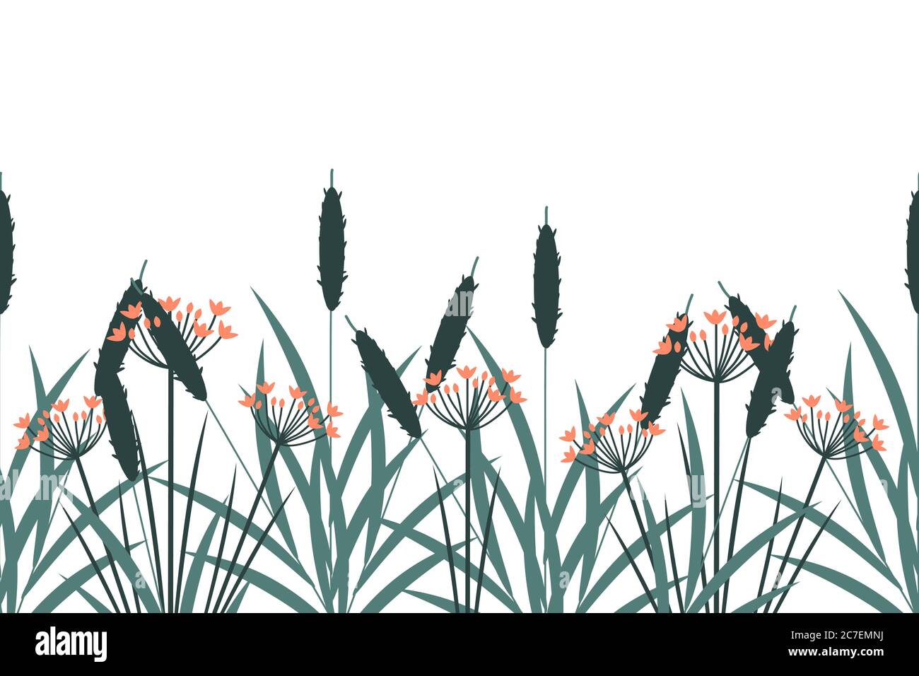Wetland garden Stock Vector Images - Alamy