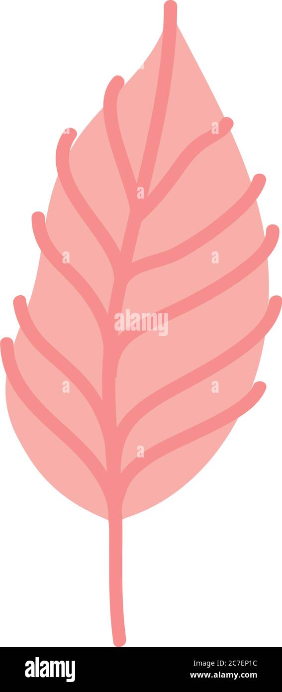 sour cherry leaf icon over white background, flat style, vector ...