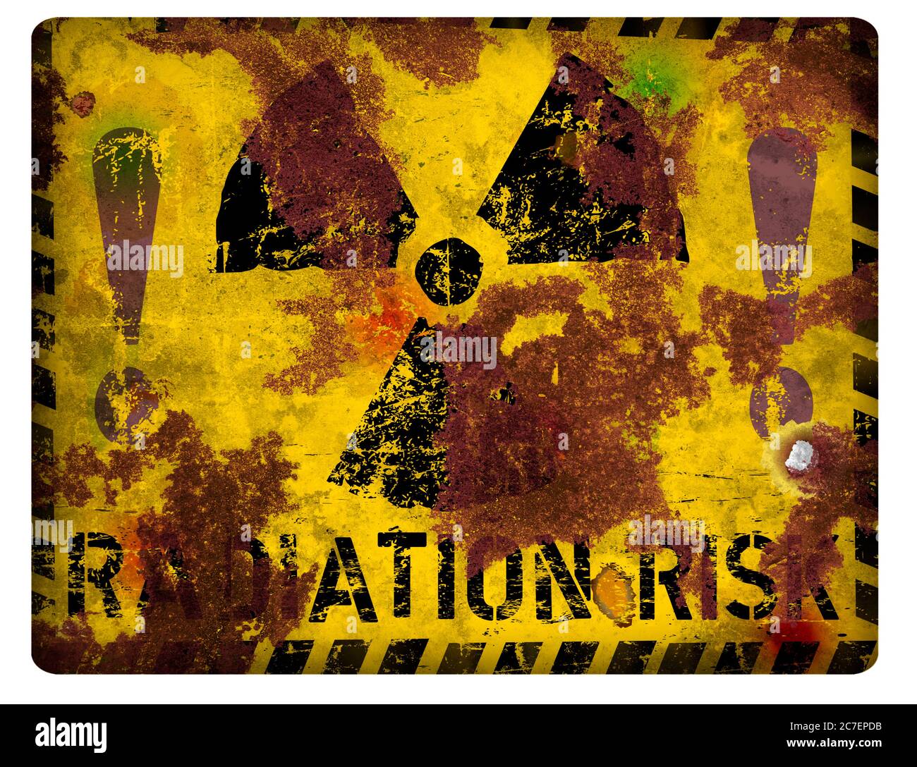 Nuclear Radiation Warning Sign