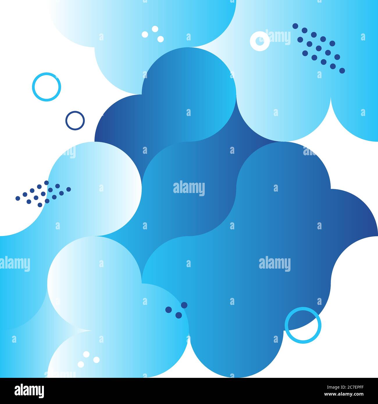 Simple abstract blue cloud background Stock Vector Image & Art - Alamy
