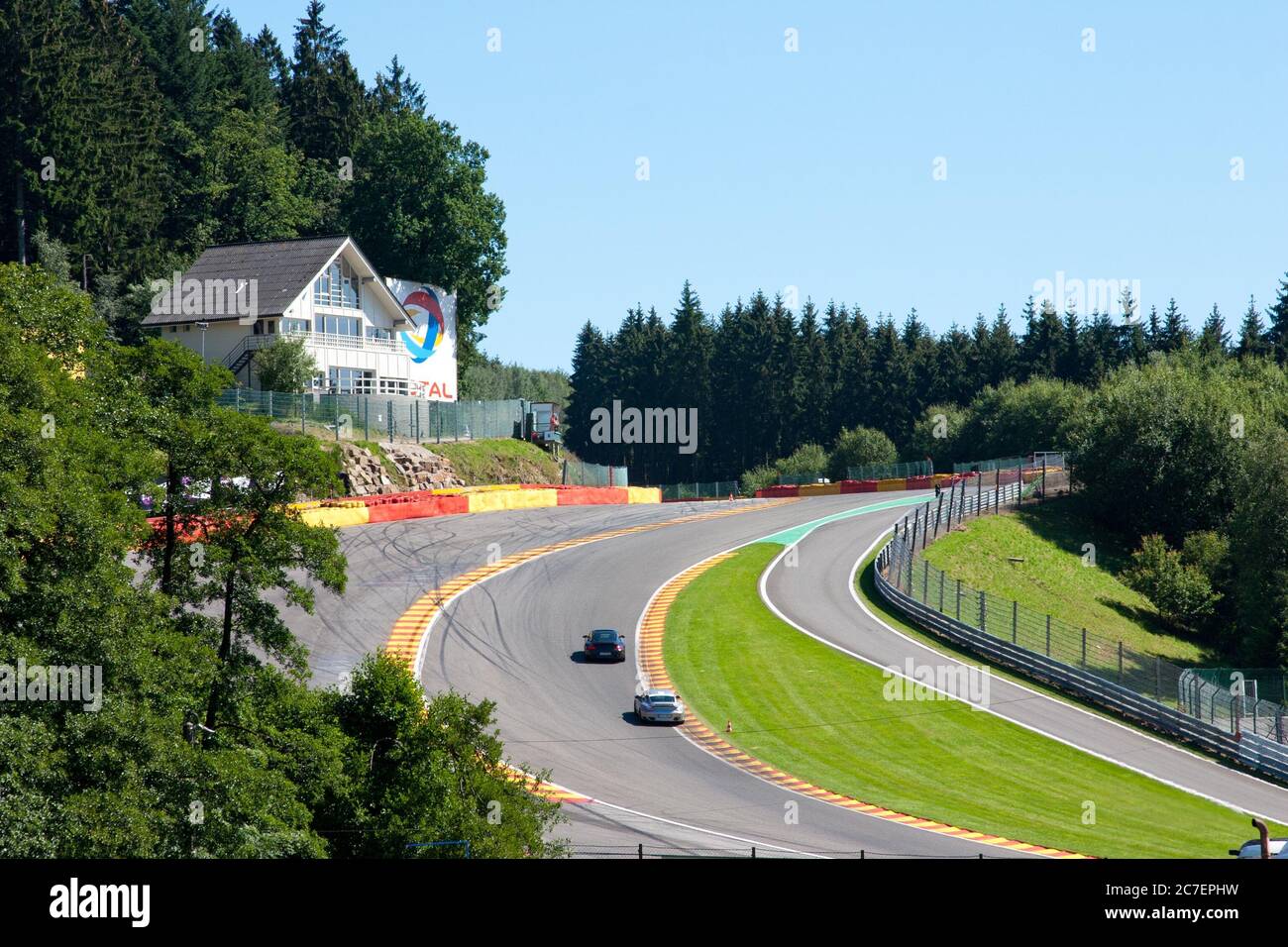 SPA, BELGIUM - Aug 28, 2012: Spa/ Francorchamp Formula 1 Racetrack in ...