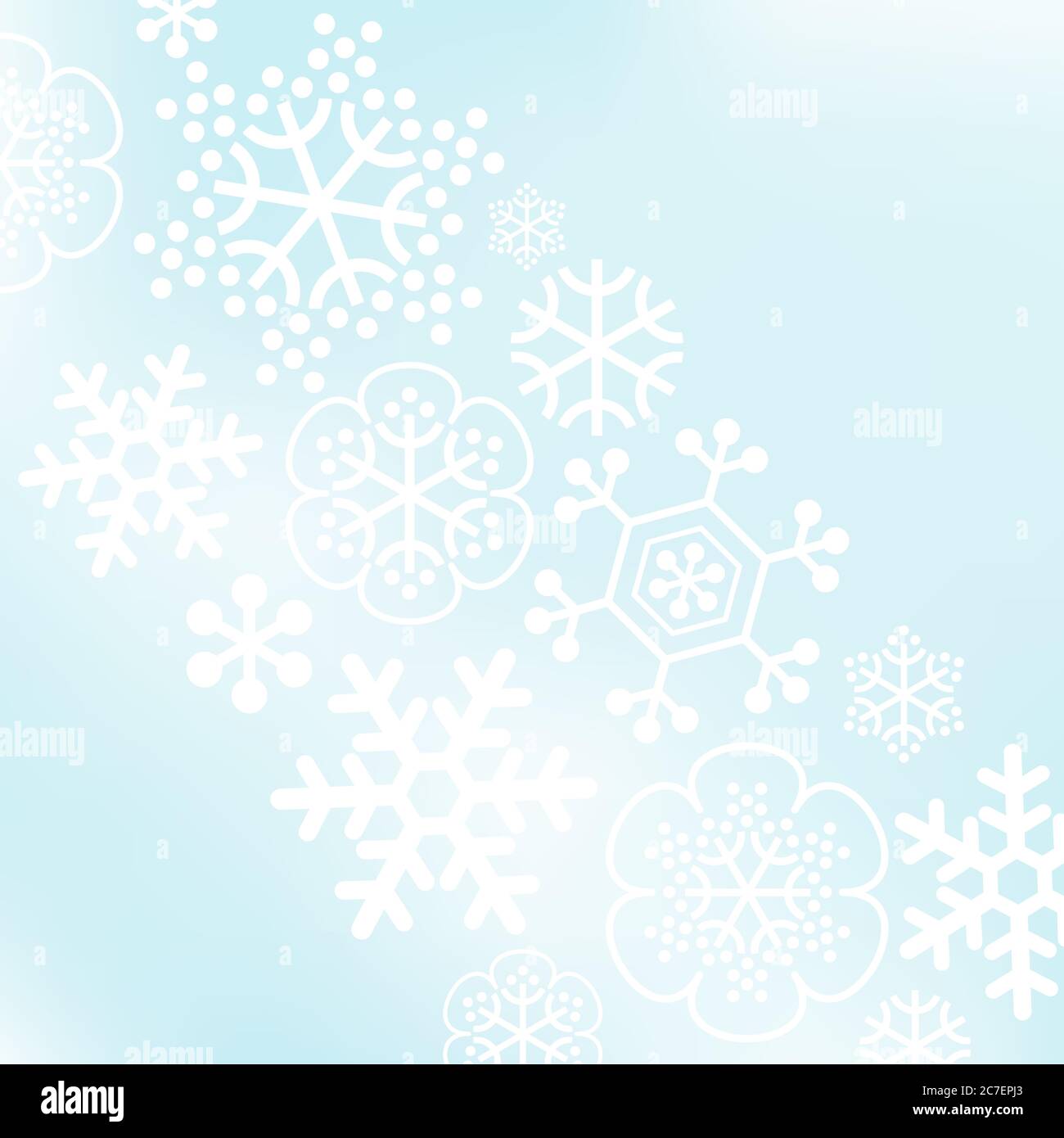 Abstract vector background with snow flakes Stock Vector Image & Art ...