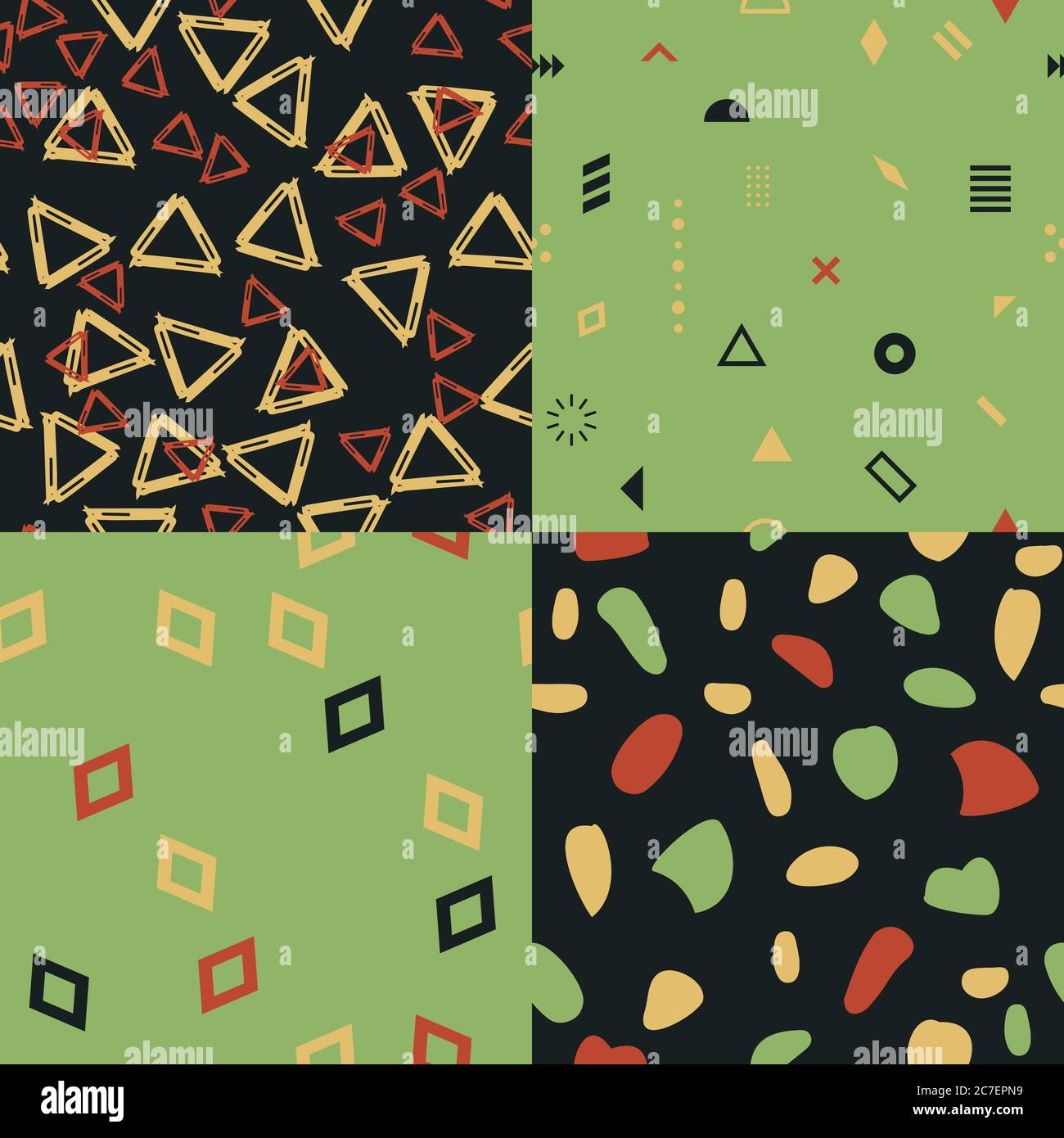 Dark red triangle seamless Stock Vector Images - Alamy