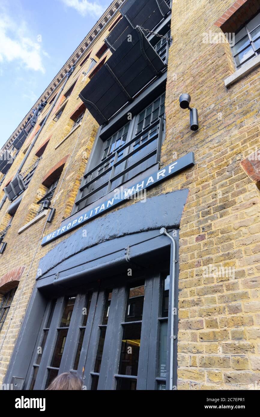 Wapping, London, United Kingdom - August 24 2015; historic building ...