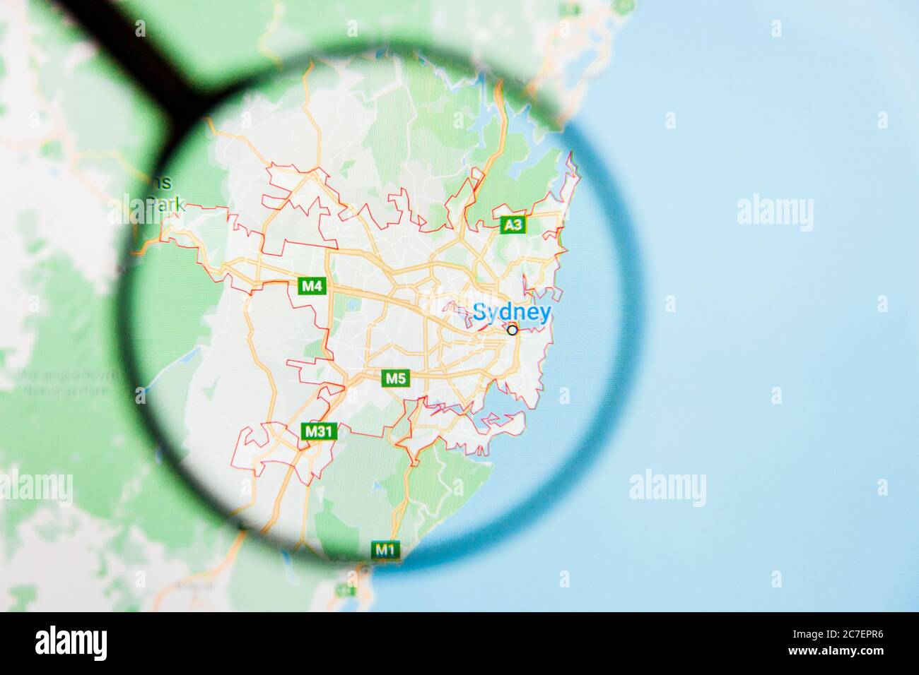 Australia map sydney hi-res stock photography and images - Alamy
