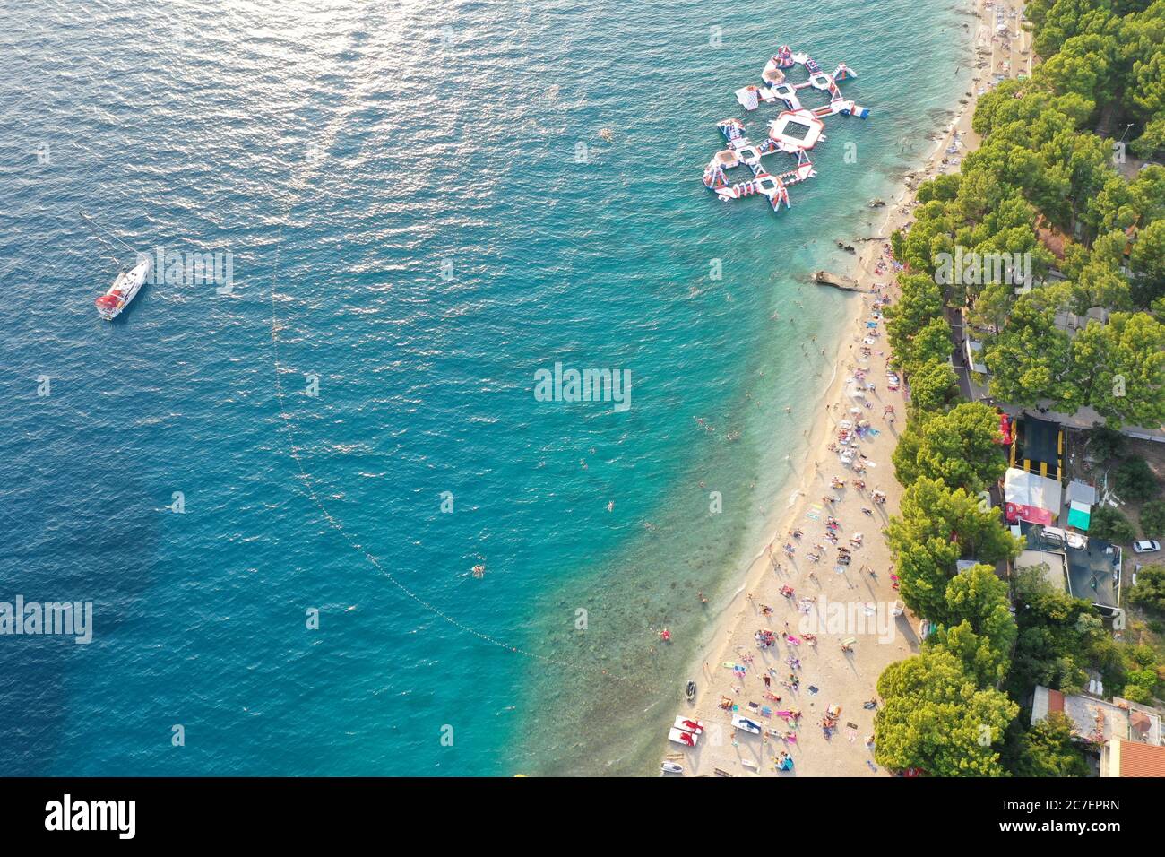 Brela city small beach bay hi-res stock photography and images - Alamy