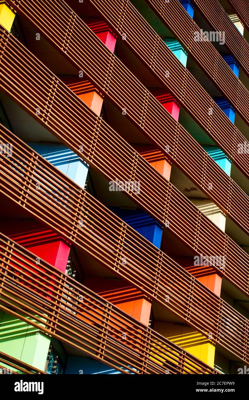 Colored building. Natural Pattern background Stock Photo - Alamy