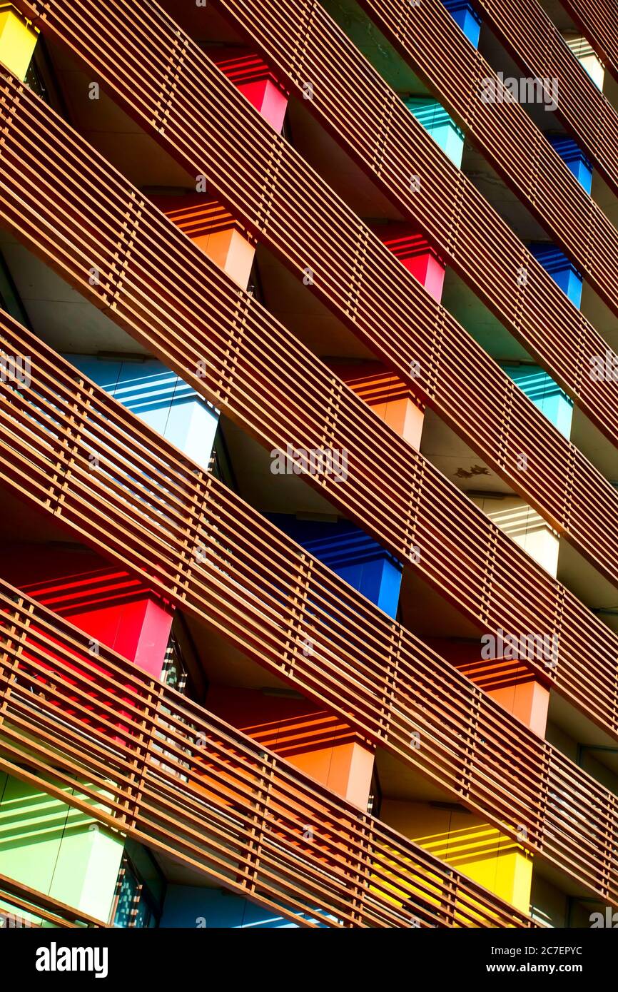 Colored building. Natural Pattern background Stock Photo - Alamy