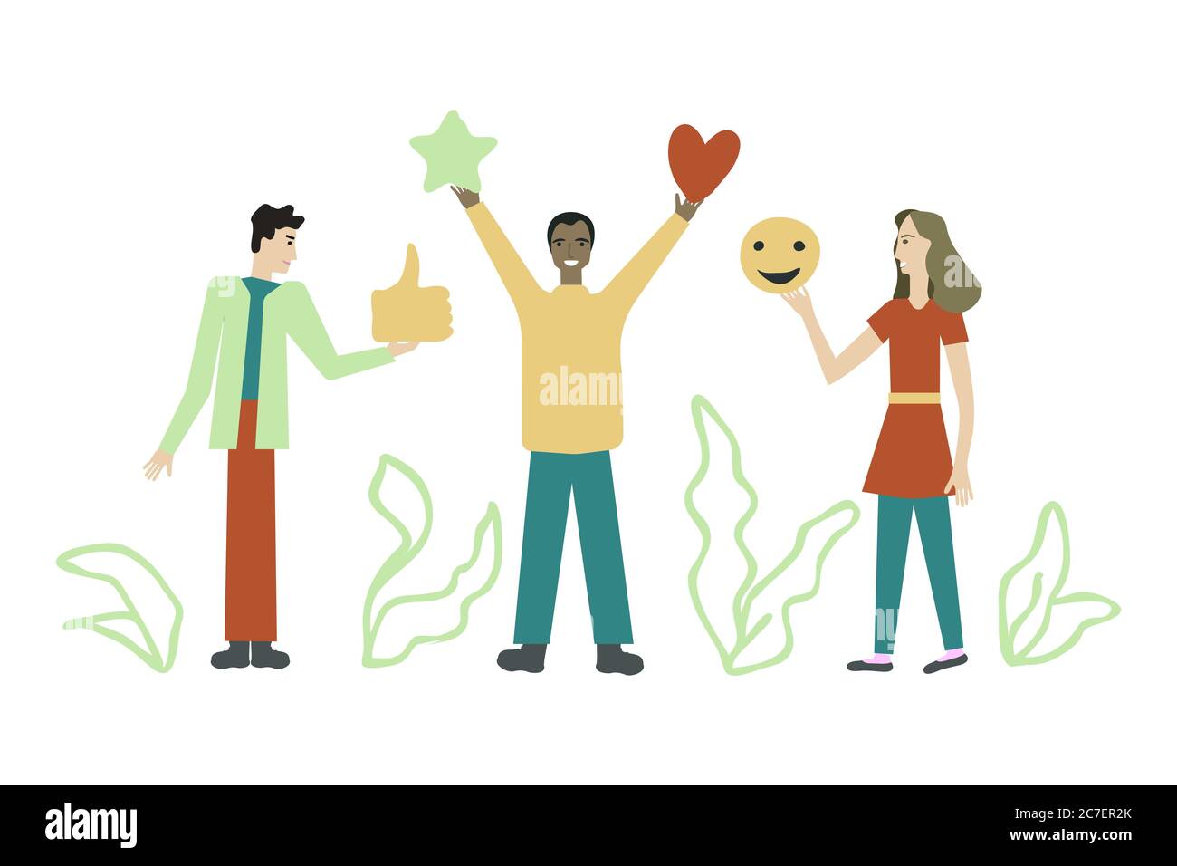 Notification icon vector female Cut Out Stock Images & Pictures - Alamy