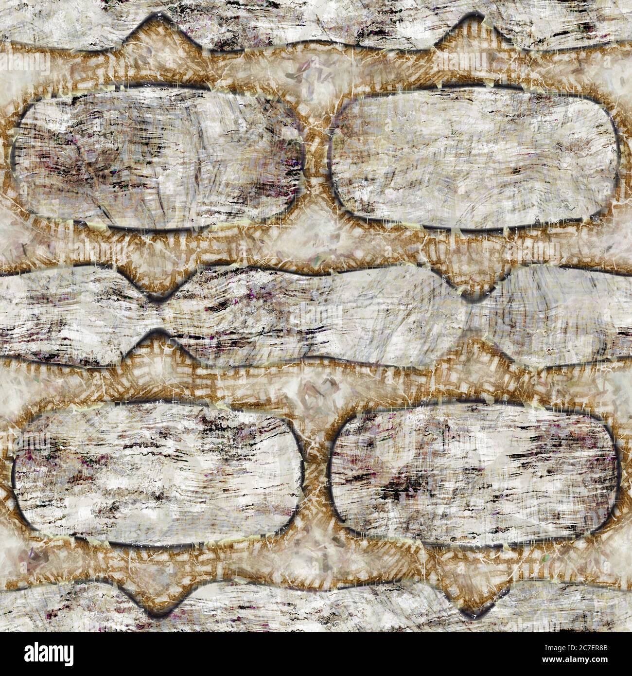 Seamless distressed stripe brown painted texture background. Natural ...