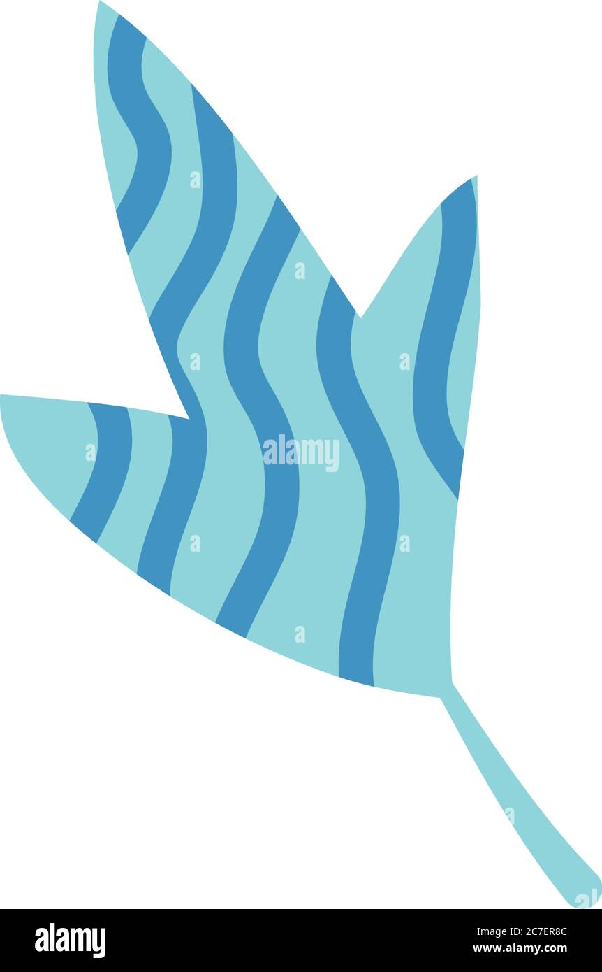abstract leaves concept, ivy leaf icon over white background, flat ...