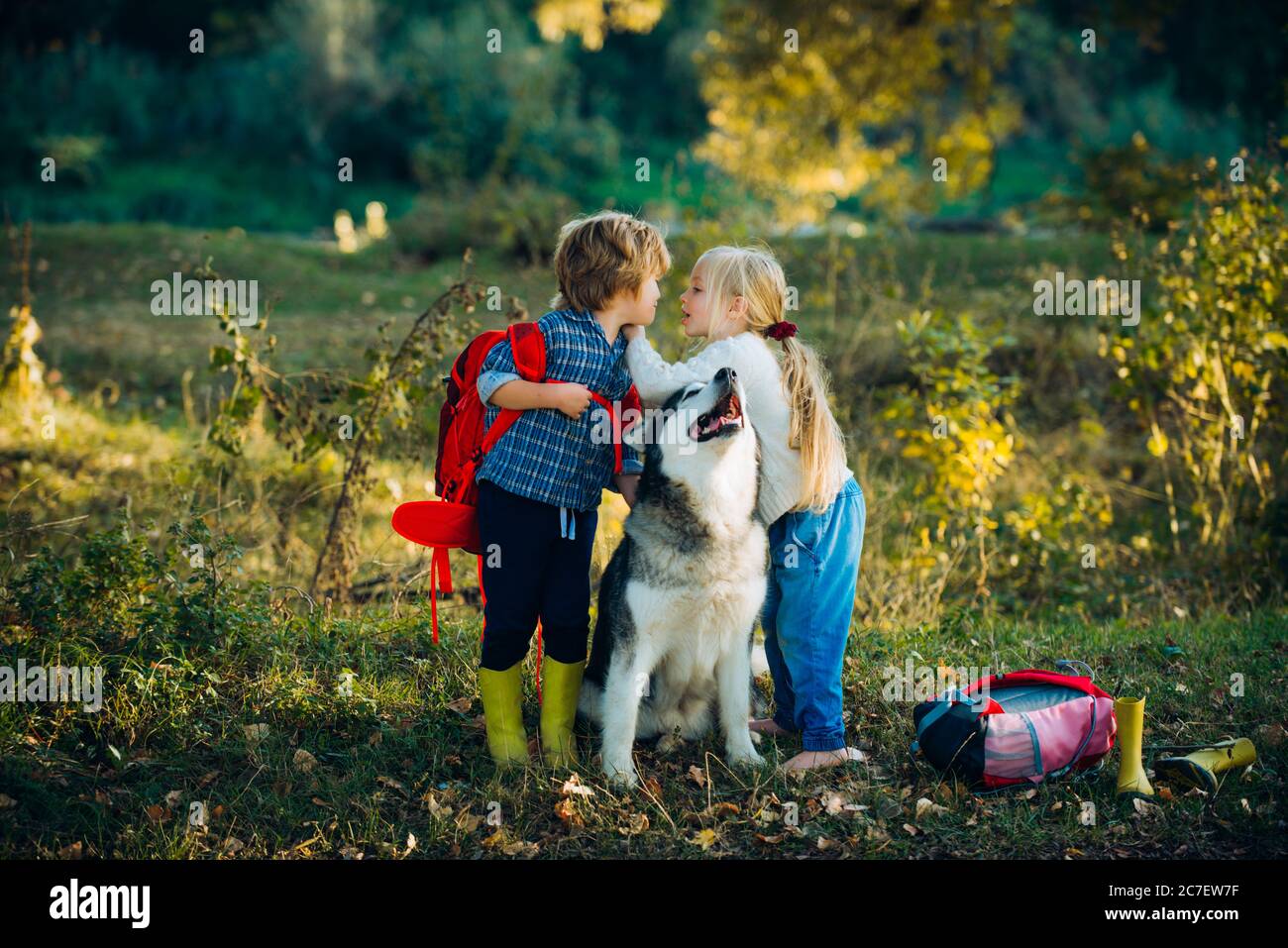 Romantic and love. Human emotions kids first love. Valentine day. Sweet ...