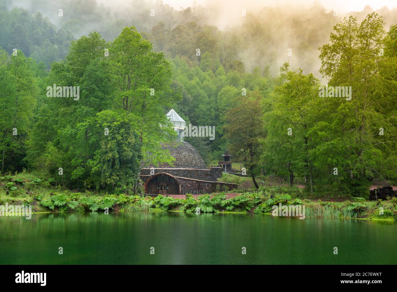 Museum of Volcanoes in the Huilo Huilo Biological Reserve, Pangulipulli ...