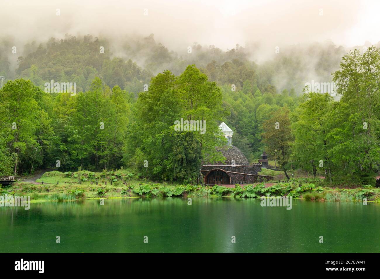 Museum of Volcanoes in the Huilo Huilo Biological Reserve, Pangulipulli ...