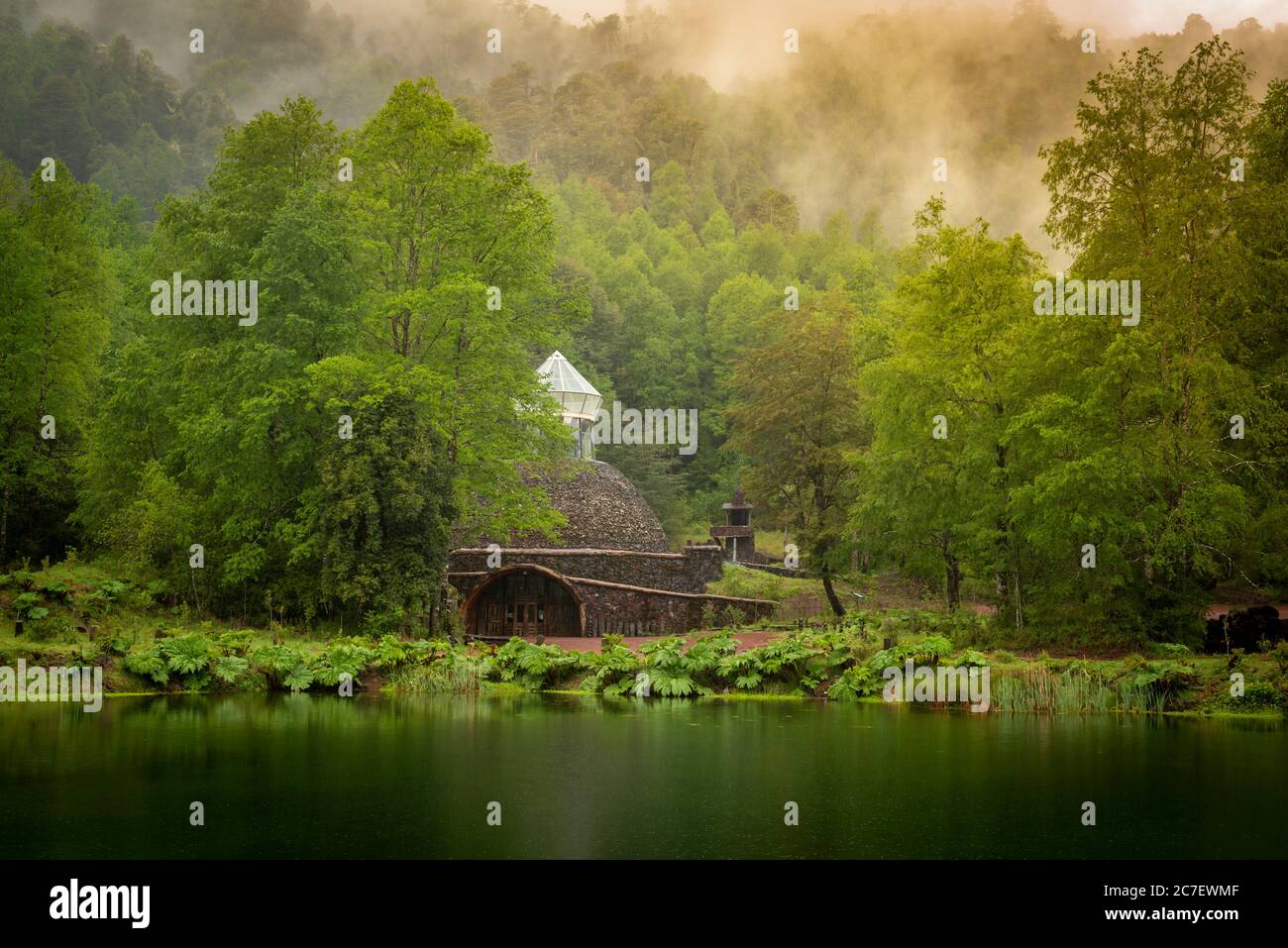 Museum of Volcanoes in the Huilo Huilo Biological Reserve, Pangulipulli ...