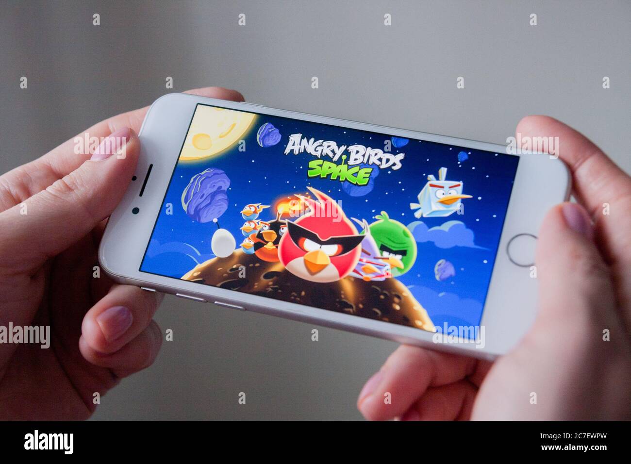 Angry birds smartphone hi-res stock photography and images - Alamy