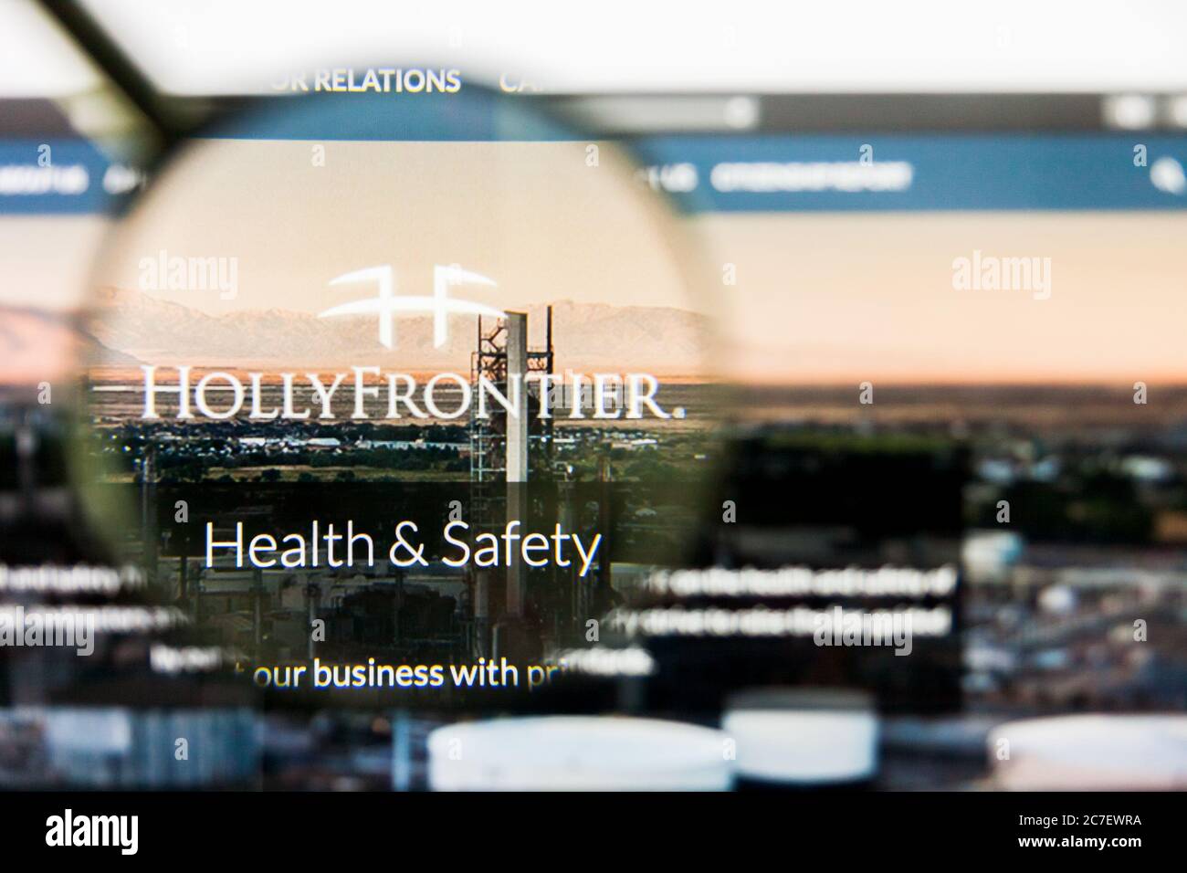 Los Angeles, California, USA - 25 March 2019: Illustrative Editorial of ...