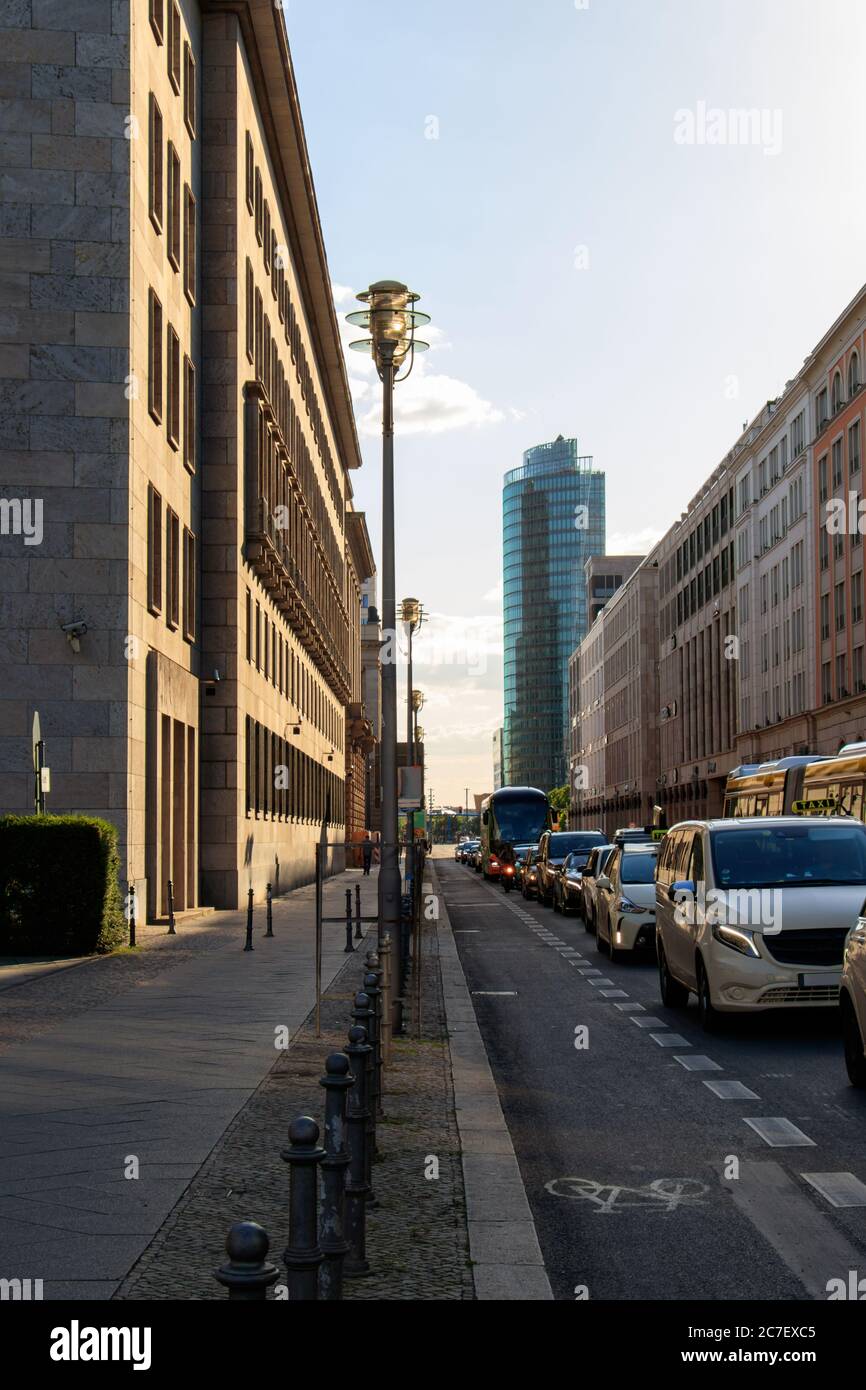 Busy Street Sidewalk