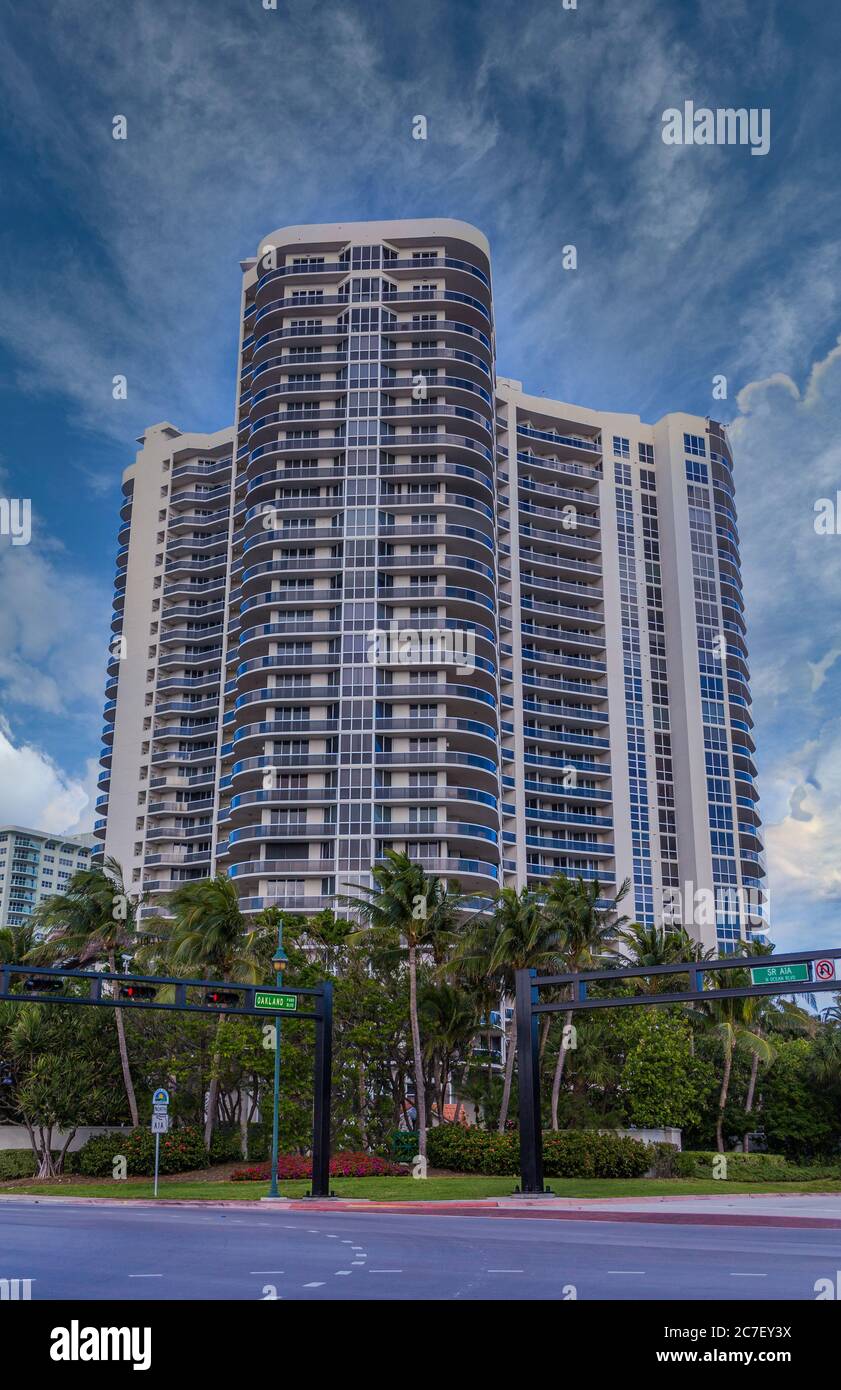 Modern Balcony on Florida Street Stock Photo - Alamy