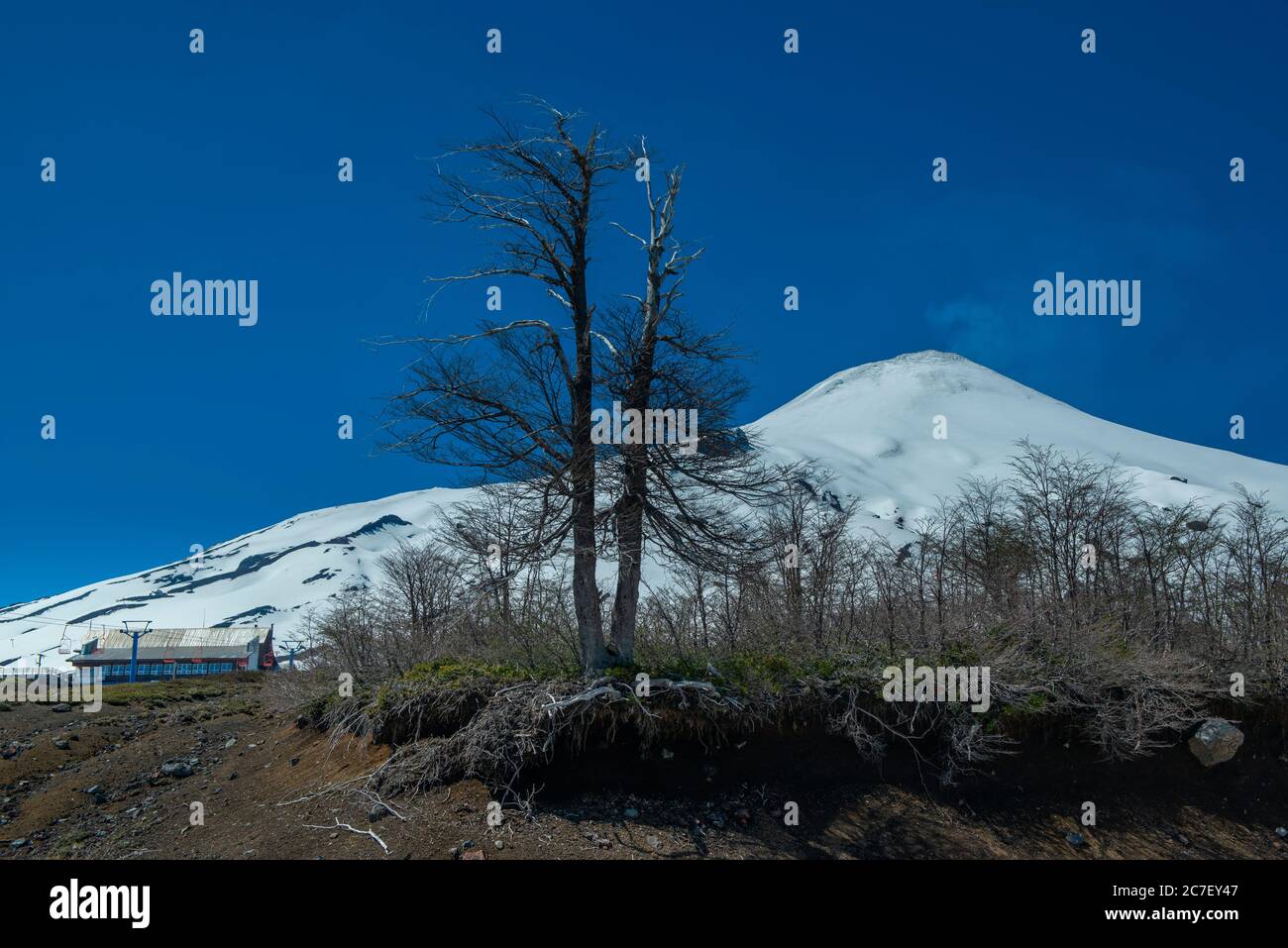 Villarrica Volcano, Pucon, Araucania, Chile Stock Photo - Alamy