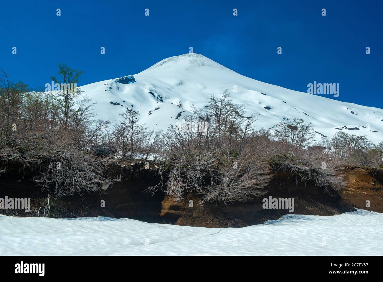 Villarrica Volcano, Pucon, Araucania, Chile Stock Photo - Alamy