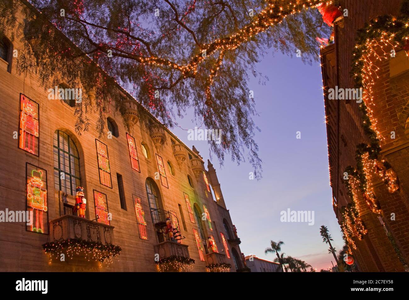 Festival of Lights at the historic Mission Inn, Riverside City ...