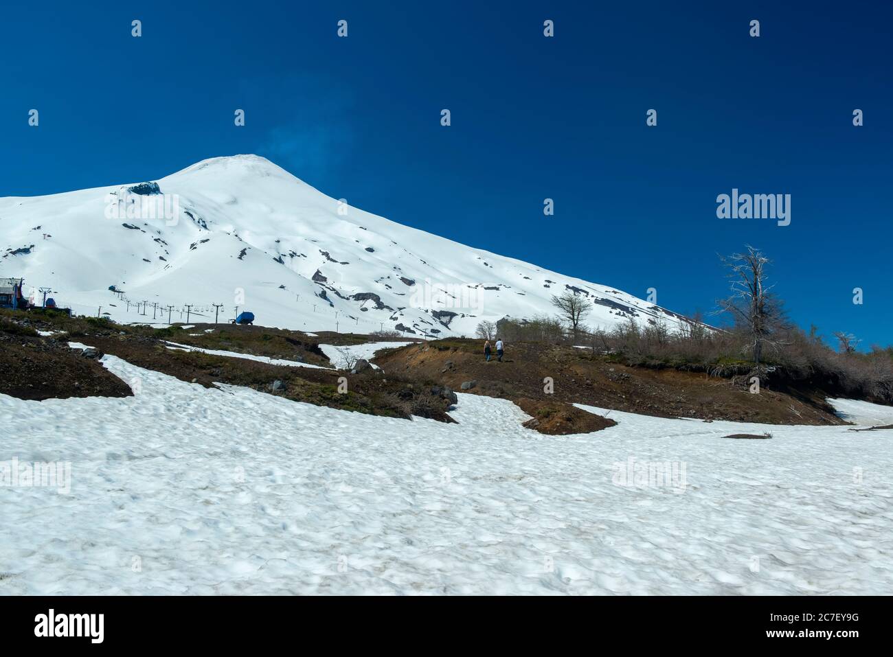 Villarrica Volcano, Pucon, Araucania, Chile Stock Photo - Alamy