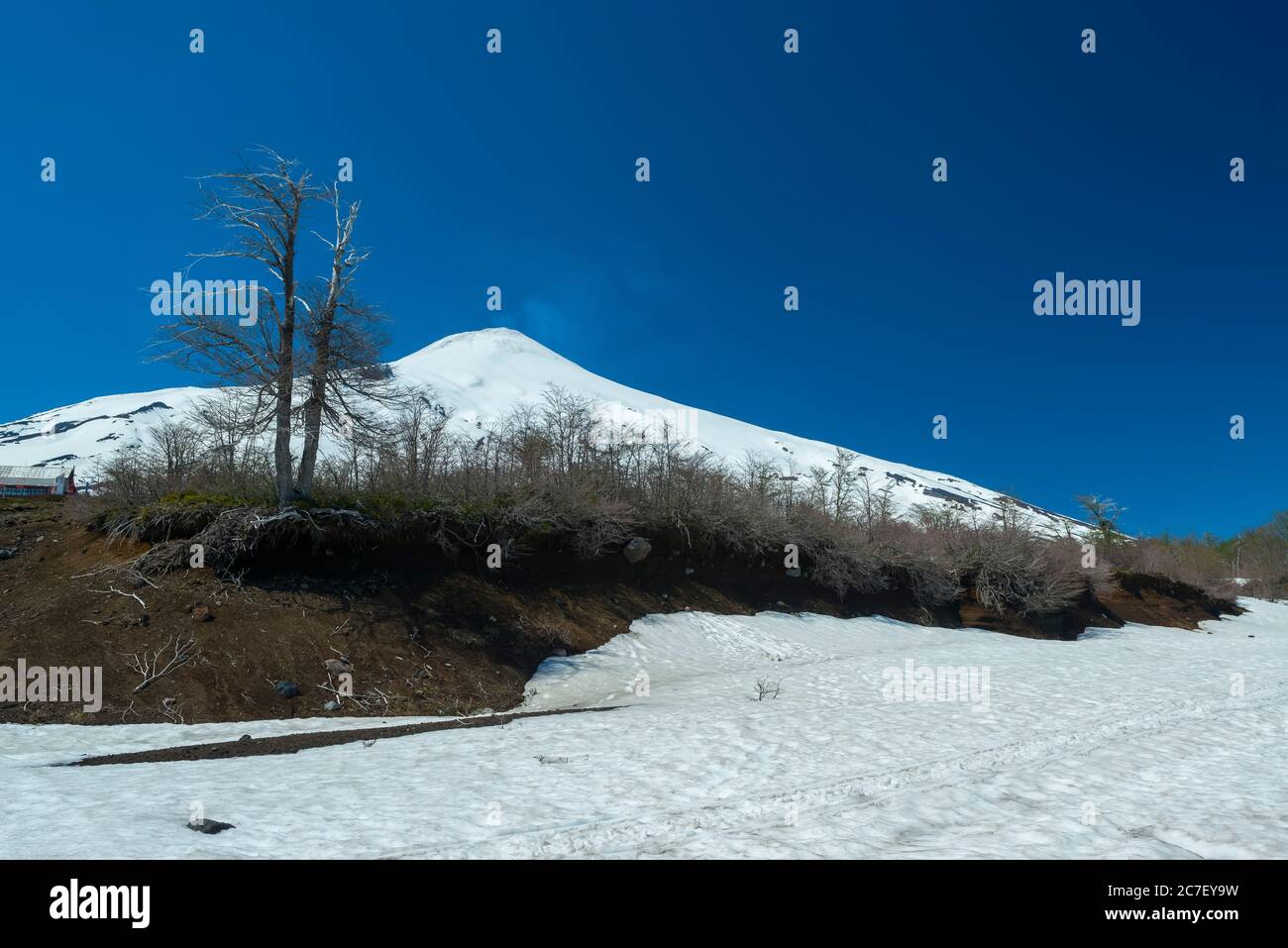 Villarrica Volcano, Pucon, Araucania, Chile Stock Photo - Alamy
