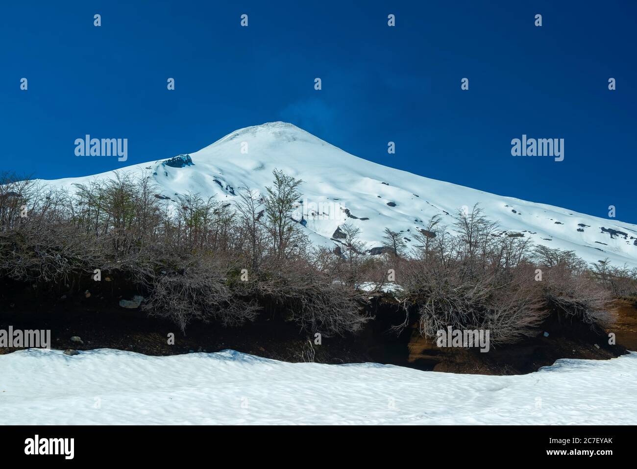 Villarrica Volcano, Pucon, Araucania, Chile Stock Photo - Alamy