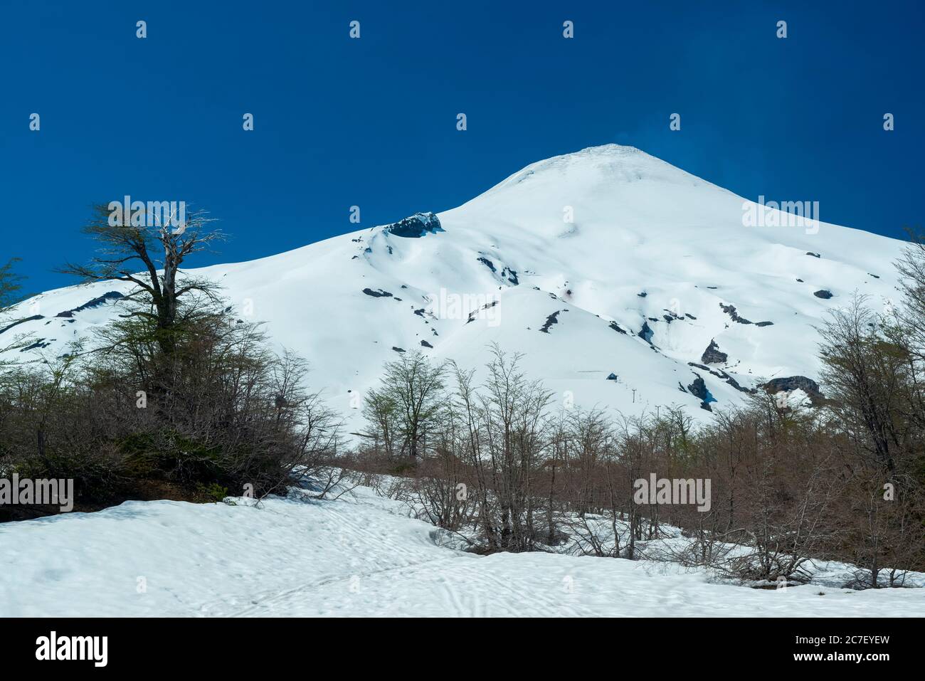 Villarrica Volcano, Pucon, Araucania, Chile Stock Photo - Alamy