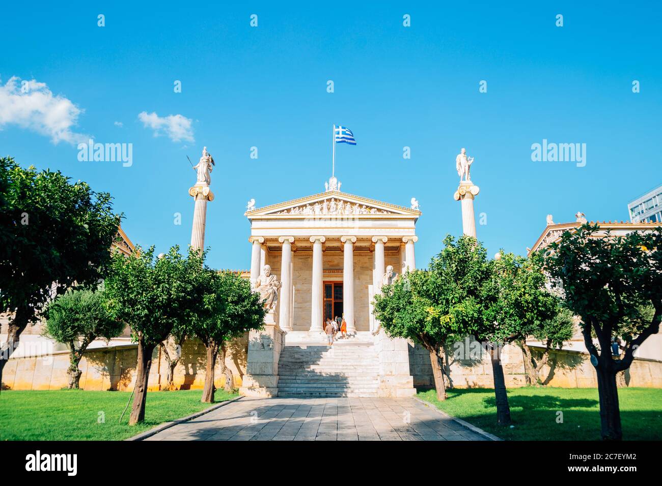 Hellenic academy in athens hi-res stock photography and images - Alamy