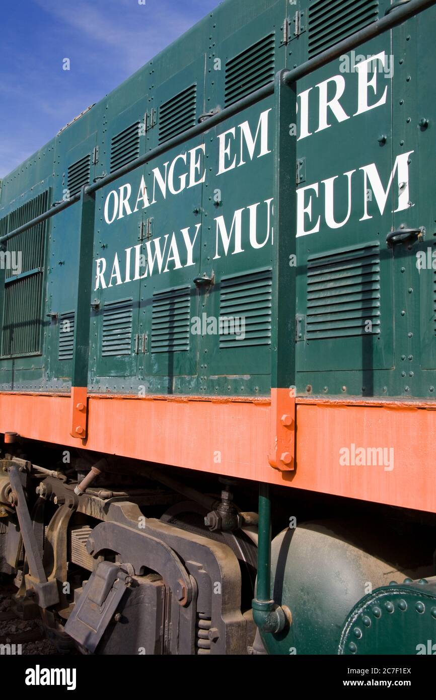 Orange locomotive hi-res stock photography and images - Alamy